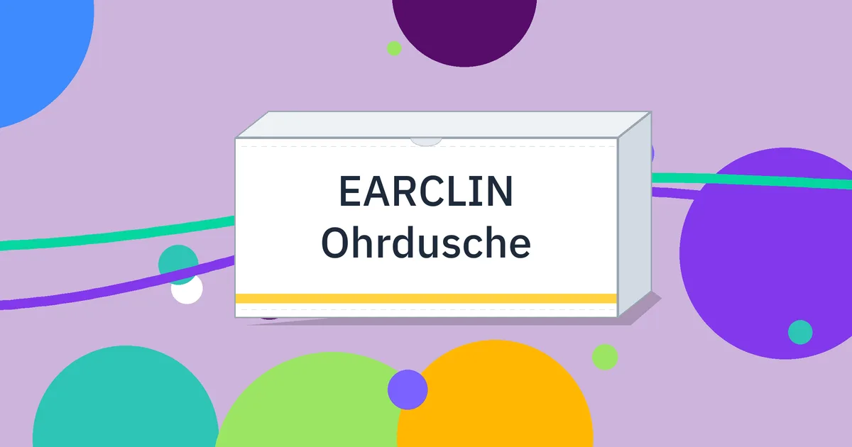 Symbolbild: Packung mit der Aufschrift EARCLIN Ohrdusche (PZN 19436378) – Verfügbarkeit und Bezug in Apotheken in Frankfurt am Main