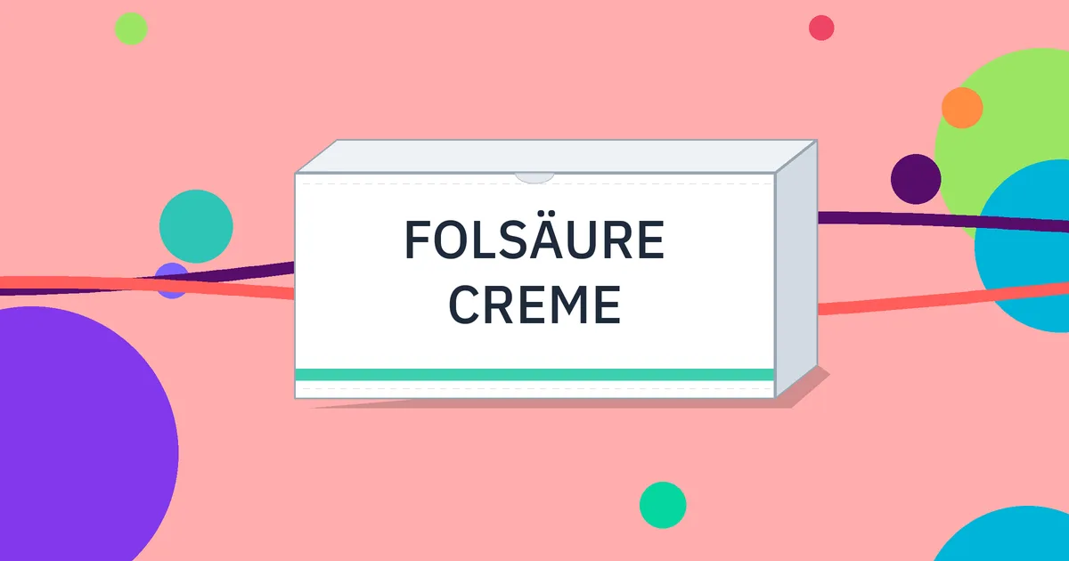Symbolbild: Packung mit der Aufschrift FOLSÄURE CREME (PZN 17515441) – Verfügbarkeit und Bezug in Apotheken in Frankfurt am Main