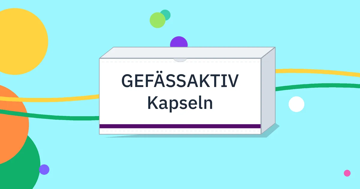 Symbolbild: Packung mit der Aufschrift GEFÄSSAKTIV Kapseln (PZN 19143943) – Verfügbarkeit und Bezug in Apotheken in Frankfurt am Main
