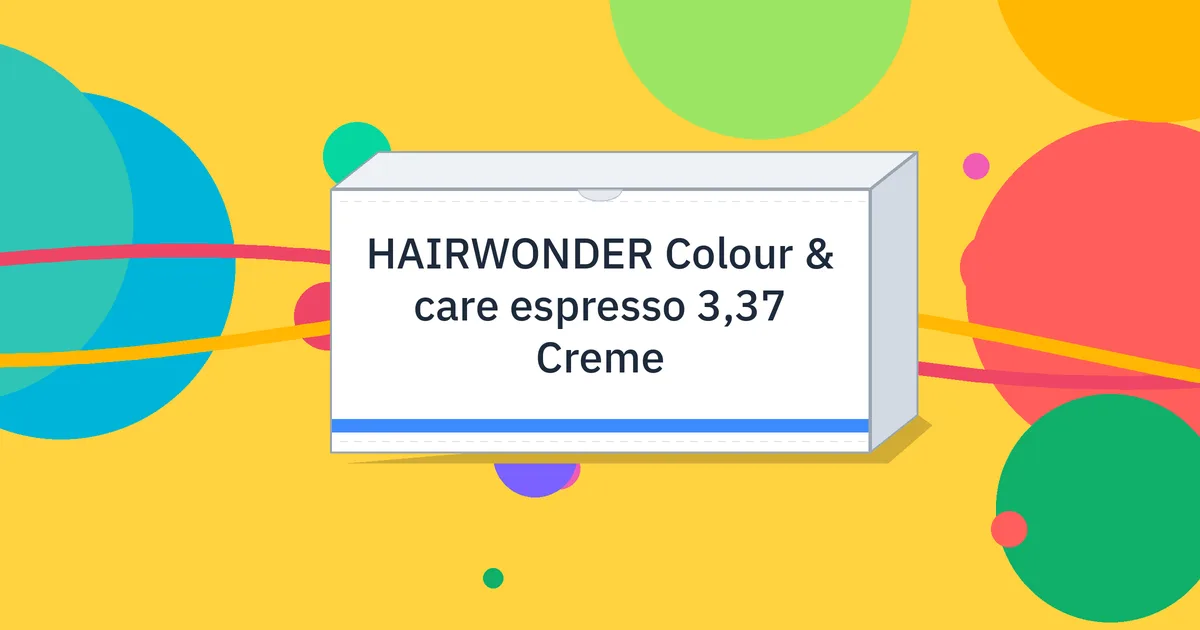 Symbolbild: Packung mit der Aufschrift HAIRWONDER Colour & care espresso 3,37 Creme (PZN 11028243) – Verfügbarkeit und Bezug in Apotheken in Frankfurt am Main