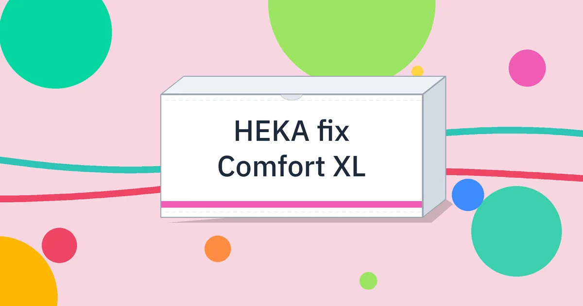 Symbolbild: Packung mit der Aufschrift HEKA fix Comfort XL (PZN 11018598) – Verfügbarkeit und Bezug in Apotheken in Frankfurt am Main