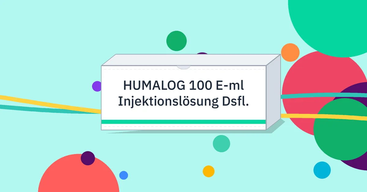Symbolbild: Packung mit der Aufschrift HUMALOG 100 E-ml Injektionslösung Dsfl. (PZN 19300377) – Verfügbarkeit und Bezug in Apotheken in Frankfurt am Main