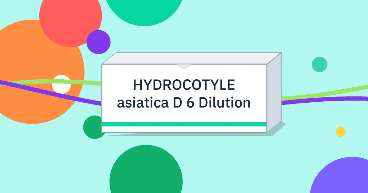 Symbolbild: Packung mit der Aufschrift HYDROCOTYLE asiatica D 6 Dilution (PZN 07169825) – Verfügbarkeit und Bezug in Apotheken in Frankfurt am Main
