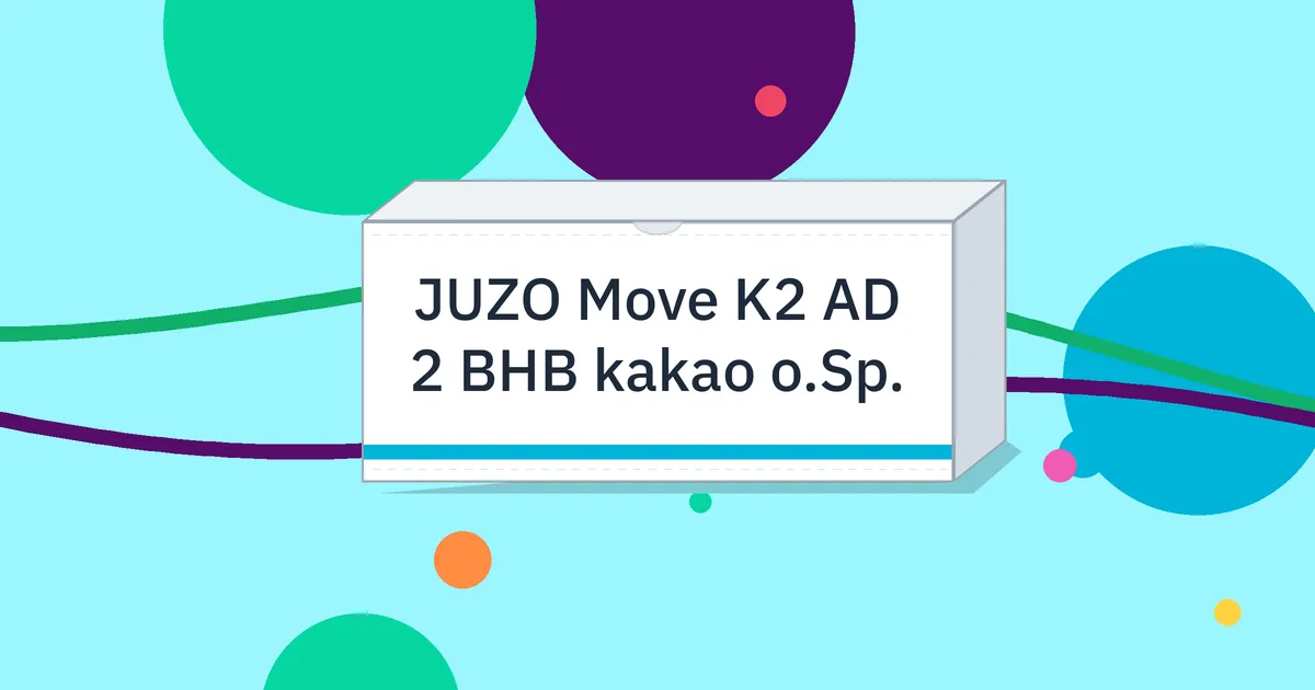 Symbolbild: Packung mit der Aufschrift JUZO Move K2 AD 2 BHB kakao o.Sp. (PZN 18540085) – Verfügbarkeit und Bezug in Apotheken in Frankfurt am Main