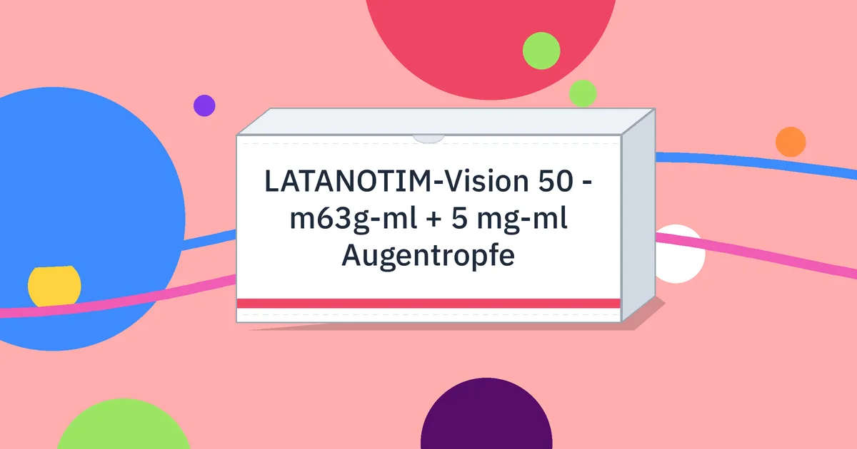 Symbolbild: Packung mit der Aufschrift LATANOTIM-Vision 50 -m63g-ml + 5 mg-ml Augentropfe (PZN 09263801) – Verfügbarkeit und Bezug in Apotheken in Frankfurt am Main