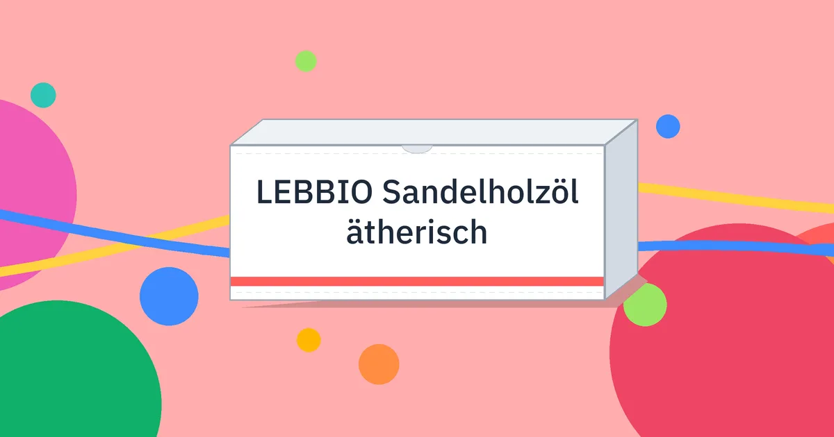 Symbolbild: Packung mit der Aufschrift LEBBIO Sandelholzöl ätherisch (PZN 19408459) – Verfügbarkeit und Bezug in Apotheken in Frankfurt am Main