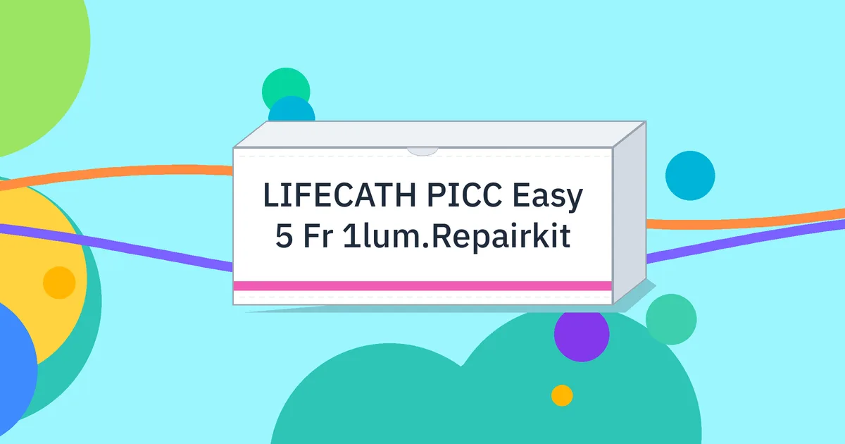 Symbolbild: Packung mit der Aufschrift LIFECATH PICC Easy 5 Fr 1lum.Repairkit (PZN 15209792) – Verfügbarkeit und Bezug in Apotheken in Frankfurt am Main