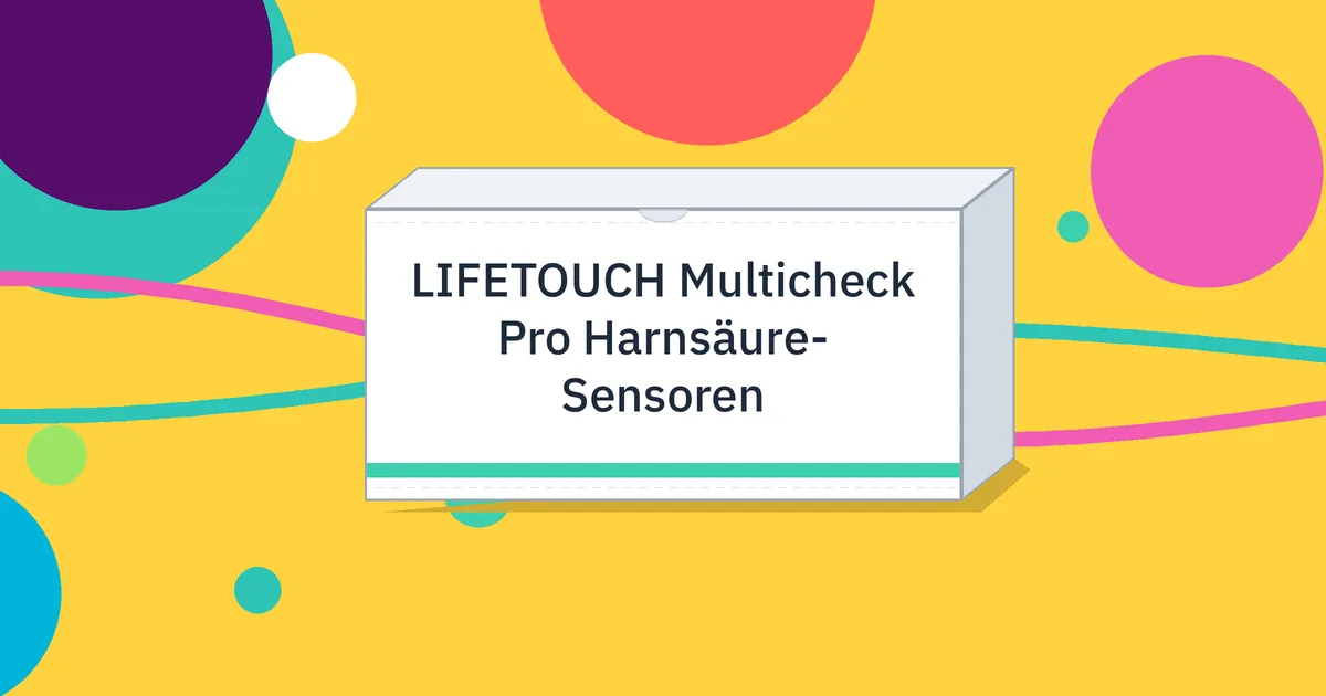 Symbolbild: Packung mit der Aufschrift LIFETOUCH Multicheck Pro Harnsäure-Sensoren (PZN 11304387) – Verfügbarkeit und Bezug in Apotheken in Frankfurt am Main