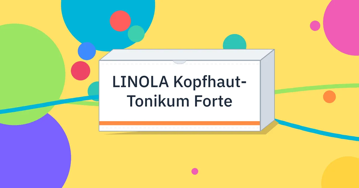 Symbolbild: Packung mit der Aufschrift LINOLA Kopfhaut-Tonikum Forte (PZN 17556836) – Verfügbarkeit und Bezug in Apotheken in Frankfurt am Main