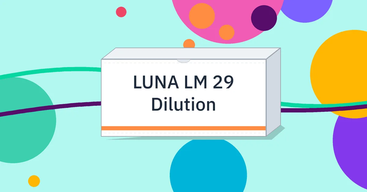 Symbolbild: Packung mit der Aufschrift LUNA LM 29 Dilution (PZN 12934073) – Verfügbarkeit und Bezug in Apotheken in Frankfurt am Main