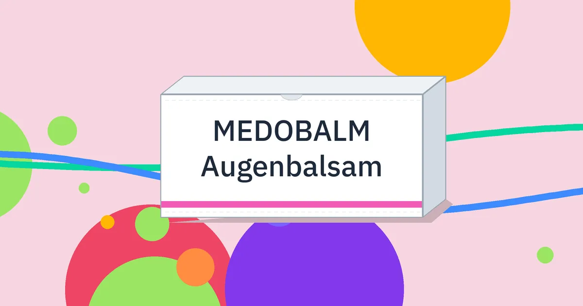 Symbolbild: Packung mit der Aufschrift MEDOBALM Augenbalsam (PZN 07210031) – Verfügbarkeit und Bezug in Apotheken in Frankfurt am Main