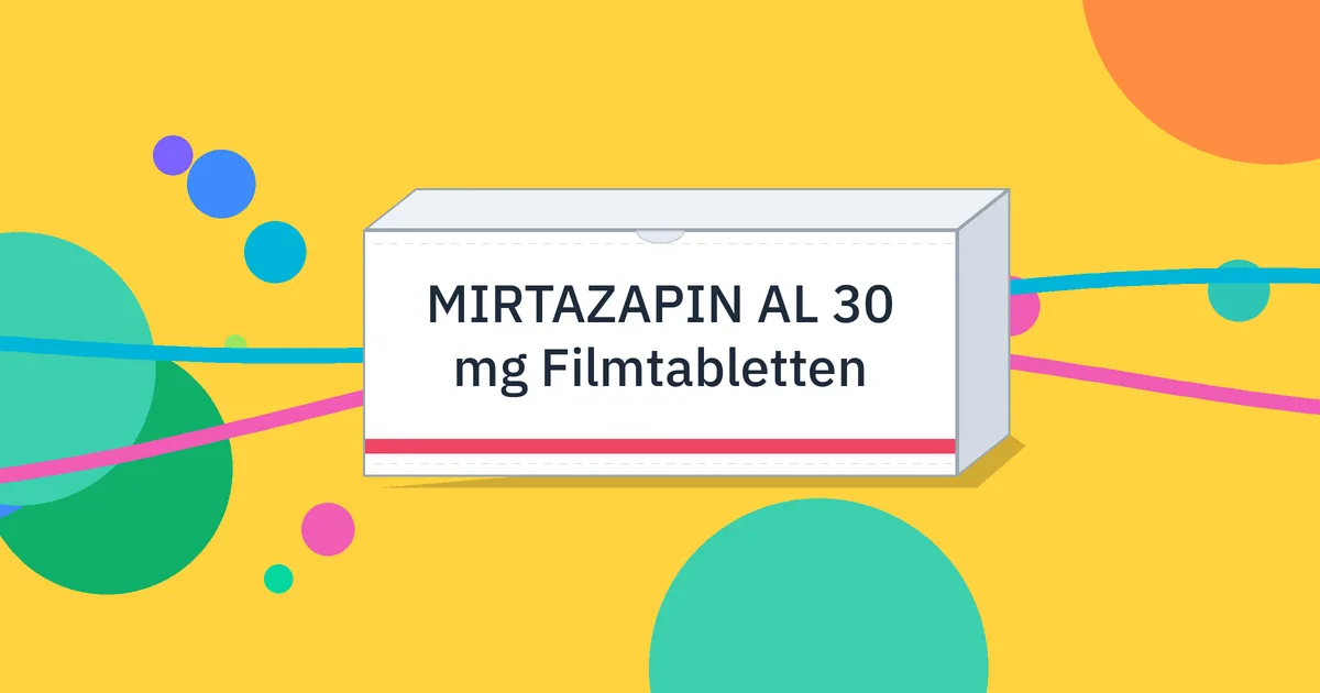 Symbolbild: Packung mit der Aufschrift MIRTAZAPIN AL 30 mg Filmtabletten (PZN 02242380) – Verfügbarkeit und Bezug in Apotheken in Frankfurt am Main