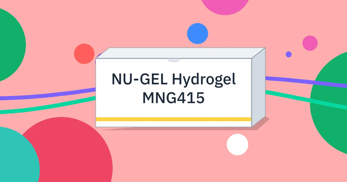 Symbolbild: Packung mit der Aufschrift NU-GEL Hydrogel MNG415 (PZN 05103673) – Verfügbarkeit und Bezug in Apotheken in Frankfurt am Main