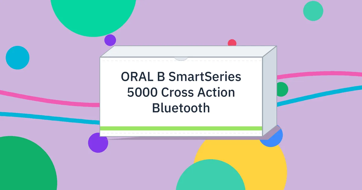 Symbolbild: Packung mit der Aufschrift ORAL B SmartSeries 5000 Cross Action Bluetooth (PZN 12395529) – Verfügbarkeit und Bezug in Apotheken in Frankfurt am Main