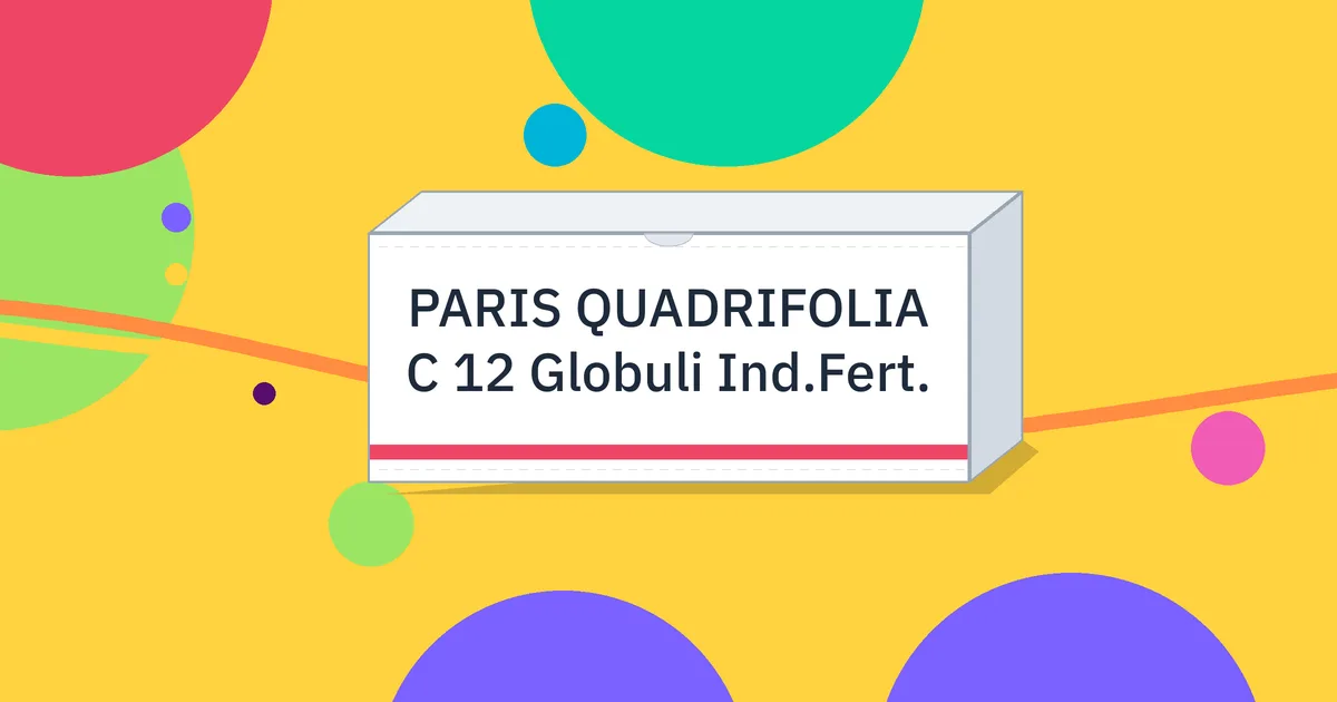 Symbolbild: Packung mit der Aufschrift PARIS QUADRIFOLIA C 12 Globuli Ind.Fert. (PZN 17685255) – Verfügbarkeit und Bezug in Apotheken in Frankfurt am Main
