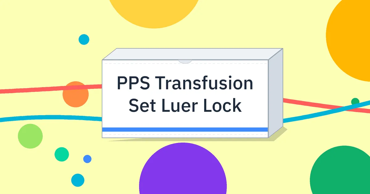 Symbolbild: Packung mit der Aufschrift PPS Transfusion Set Luer Lock (PZN 13873037) – Verfügbarkeit und Bezug in Apotheken in Frankfurt am Main