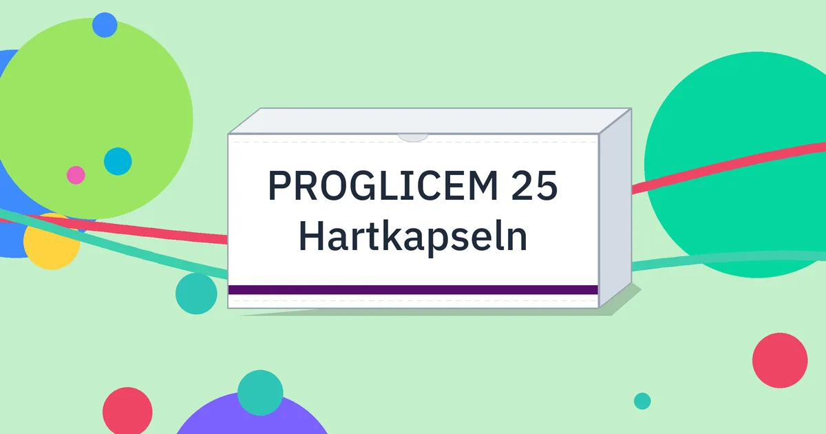 Symbolbild: Packung mit der Aufschrift PROGLICEM 25 Hartkapseln (PZN 01551305) – Verfügbarkeit und Bezug in Apotheken in Frankfurt am Main