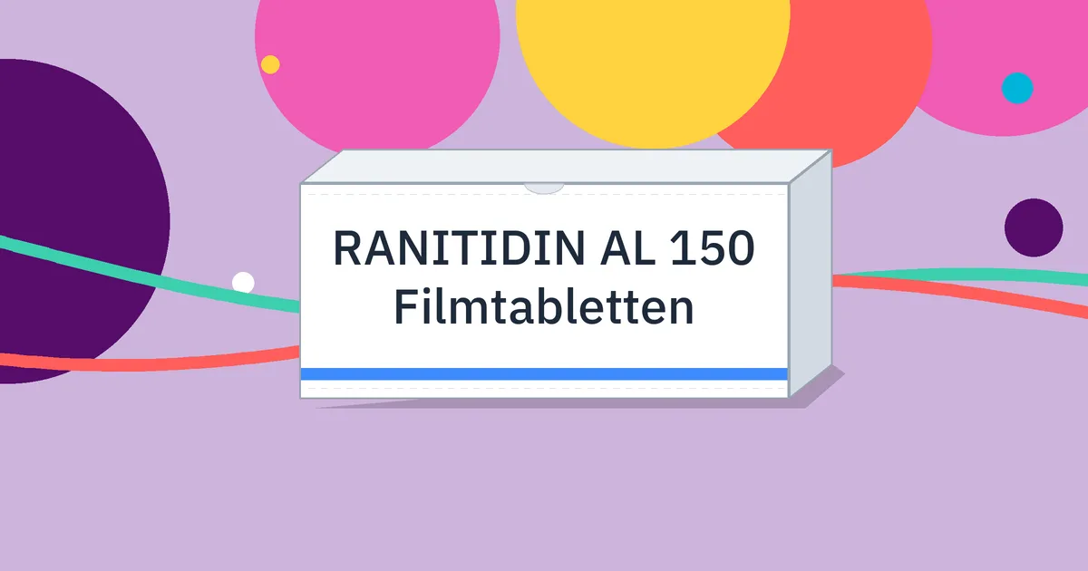 Symbolbild: Packung mit der Aufschrift RANITIDIN AL 150 Filmtabletten (PZN 07258670) – Verfügbarkeit und Bezug in Apotheken in Frankfurt am Main