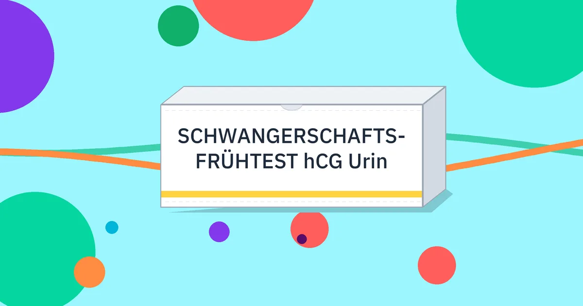 Symbolbild: Packung mit der Aufschrift SCHWANGERSCHAFTS-FRÜHTEST hCG Urin (PZN 04023682) – Verfügbarkeit und Bezug in Apotheken in Frankfurt am Main