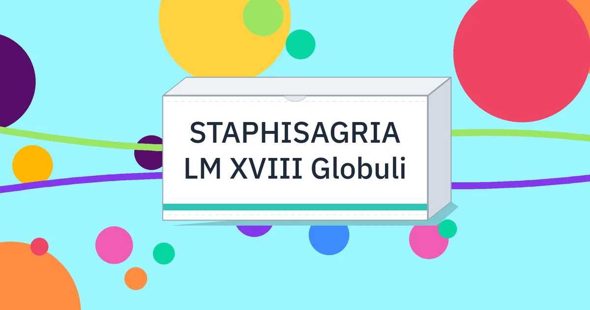 Symbolbild: Packung mit der Aufschrift STAPHISAGRIA LM XVIII Globuli (PZN 02660108) – Verfügbarkeit und Bezug in Apotheken in Frankfurt am Main