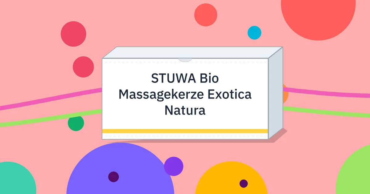 Symbolbild: Packung mit der Aufschrift STUWA Bio Massagekerze Exotica Natura (PZN 15878062) – Verfügbarkeit und Bezug in Apotheken in Frankfurt am Main