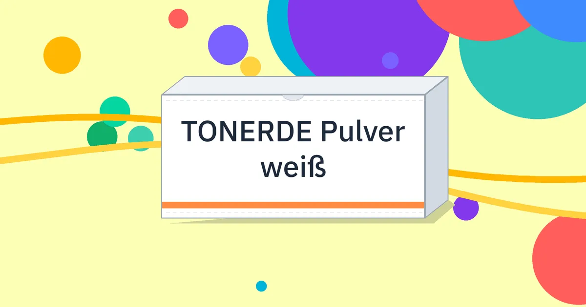 Symbolbild: Packung mit der Aufschrift TONERDE Pulver weiß (PZN 17550377) – Verfügbarkeit und Bezug in Apotheken in Frankfurt am Main