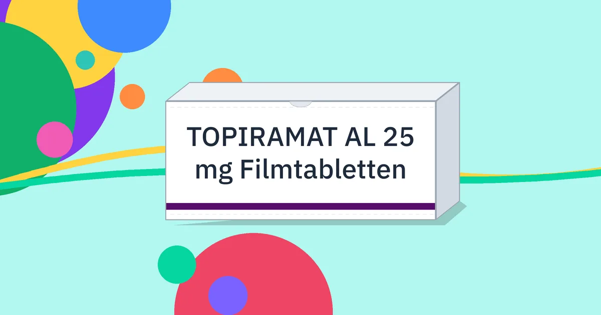 Symbolbild: Packung mit der Aufschrift TOPIRAMAT AL 25 mg Filmtabletten (PZN 00133936) – Verfügbarkeit und Bezug in Apotheken in Frankfurt am Main