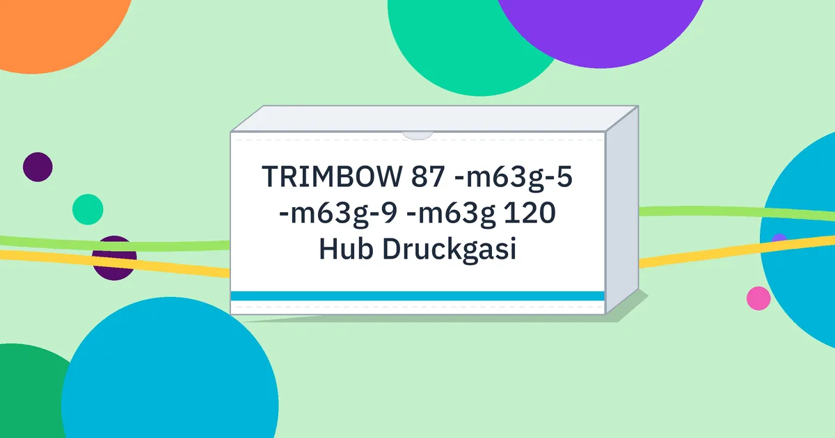 Symbolbild: Packung mit der Aufschrift TRIMBOW 87 -m63g-5 -m63g-9 -m63g 120 Hub Druckgasi (PZN 19250998) – Verfügbarkeit und Bezug in Apotheken in Frankfurt am Main