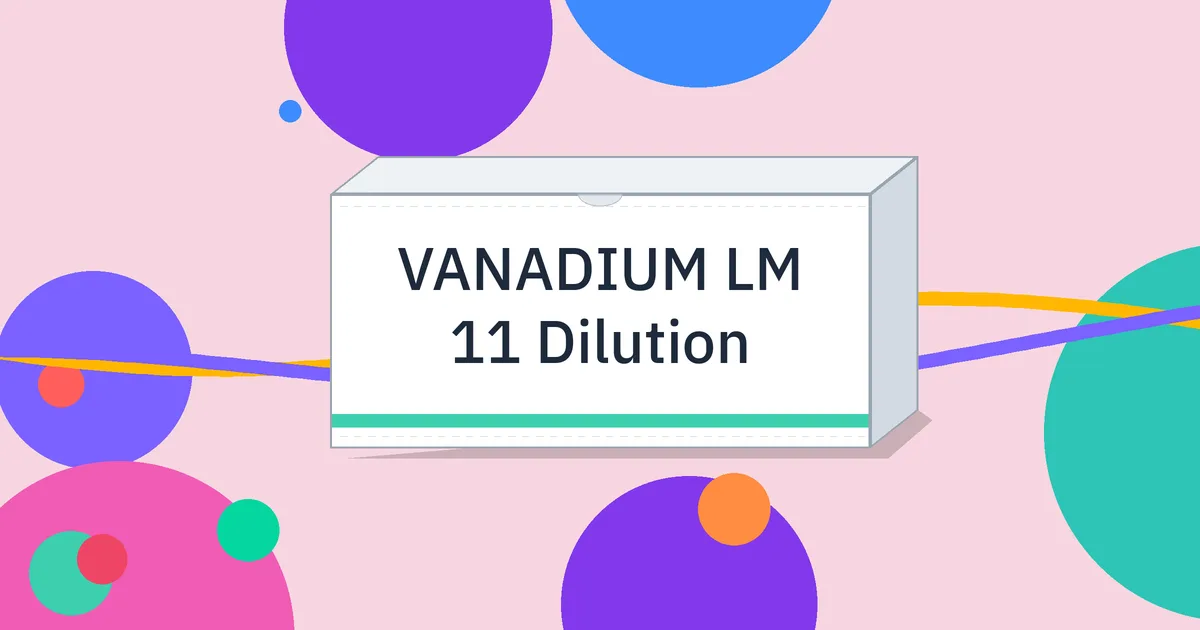 Symbolbild: Packung mit der Aufschrift VANADIUM LM 11 Dilution (PZN 13262500) – Verfügbarkeit und Bezug in Apotheken in Frankfurt am Main