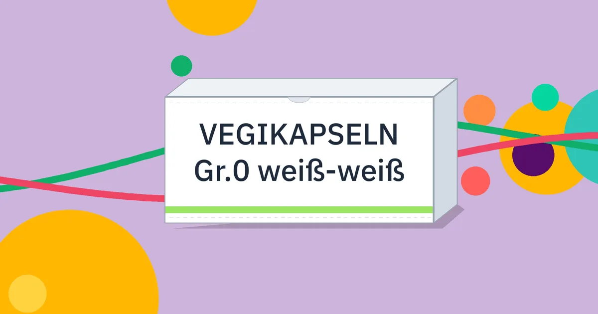 Symbolbild: Packung mit der Aufschrift VEGIKAPSELN Gr.0 weiß-weiß (PZN 17858098) – Verfügbarkeit und Bezug in Apotheken in Frankfurt am Main