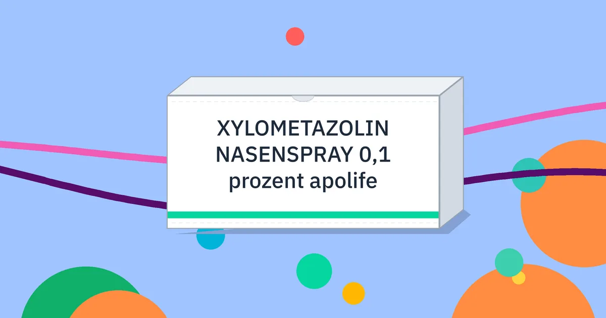 Symbolbild: Packung mit der Aufschrift XYLOMETAZOLIN NASENSPRAY 0,1 prozent apolife (PZN 14140503) – Verfügbarkeit und Bezug in Apotheken in Frankfurt am Main