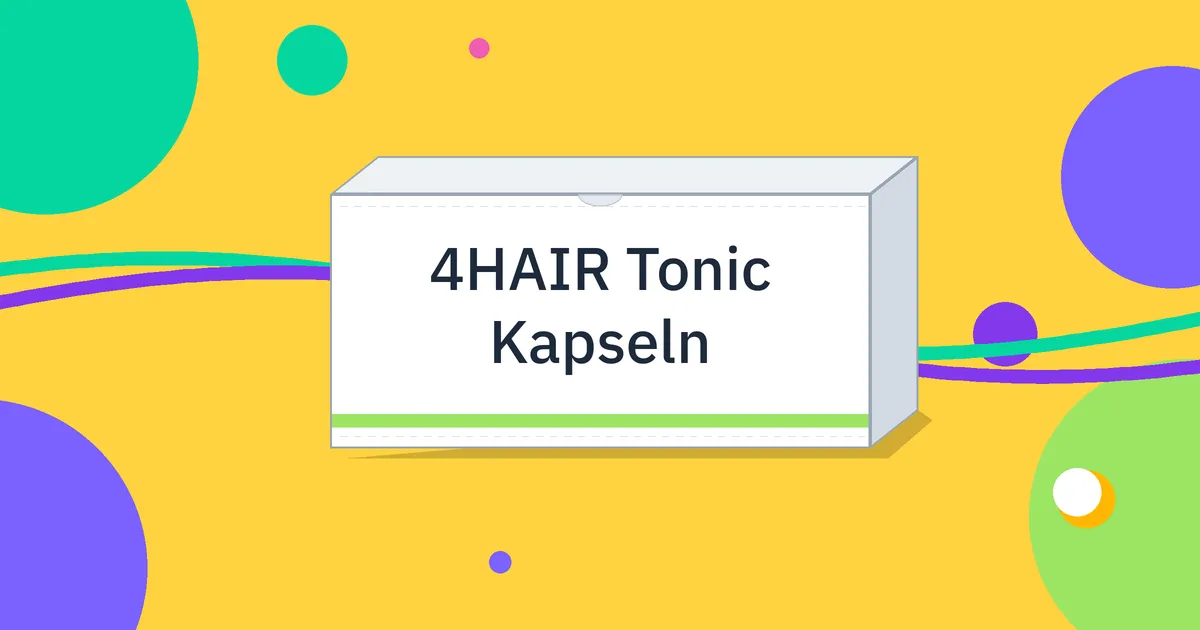 Symbolbild: Packung mit der Aufschrift 4HAIR Tonic Kapseln (PZN 20187265) – Verfügbarkeit und Bezug in Apotheken in Frankfurt am Main