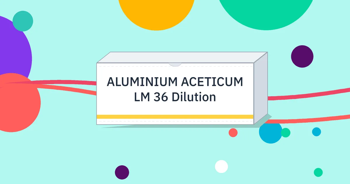 Symbolbild: Packung mit der Aufschrift ALUMINIUM ACETICUM LM 36 Dilution (PZN 13316443) – Verfügbarkeit und Bezug in Apotheken in Frankfurt am Main