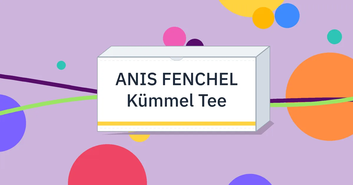 Symbolbild: Packung mit der Aufschrift ANIS FENCHEL Kümmel Tee (PZN 01986345) – Verfügbarkeit und Bezug in Apotheken in Frankfurt am Main