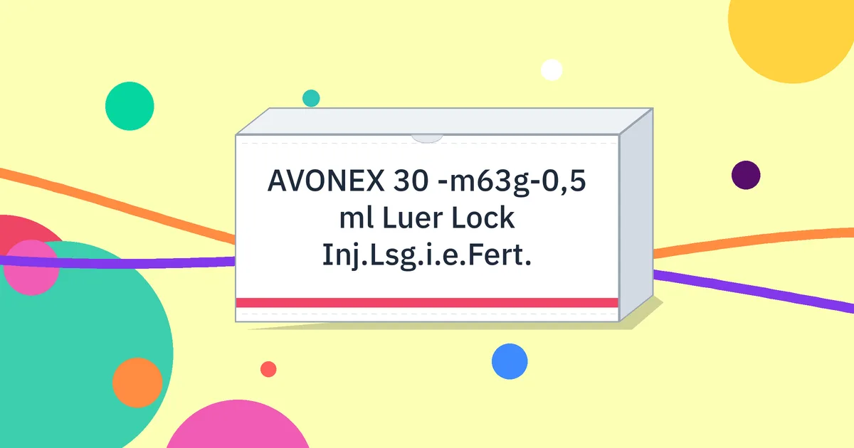 Symbolbild: Packung mit der Aufschrift AVONEX 30 -m63g-0,5 ml Luer Lock Inj.Lsg.i.e.Fert. (PZN 09081589) – Verfügbarkeit und Bezug in Apotheken in Frankfurt am Main