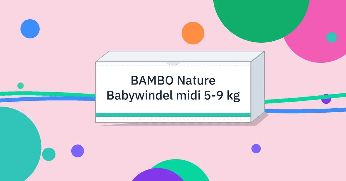 Symbolbild: Packung mit der Aufschrift BAMBO Nature Babywindel midi 5-9 kg (PZN 08627419) – Verfügbarkeit und Bezug in Apotheken in Frankfurt am Main