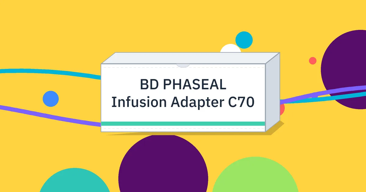 Symbolbild: Packung mit der Aufschrift BD PHASEAL Infusion Adapter C70 (PZN 15731809) – Verfügbarkeit und Bezug in Apotheken in Frankfurt am Main