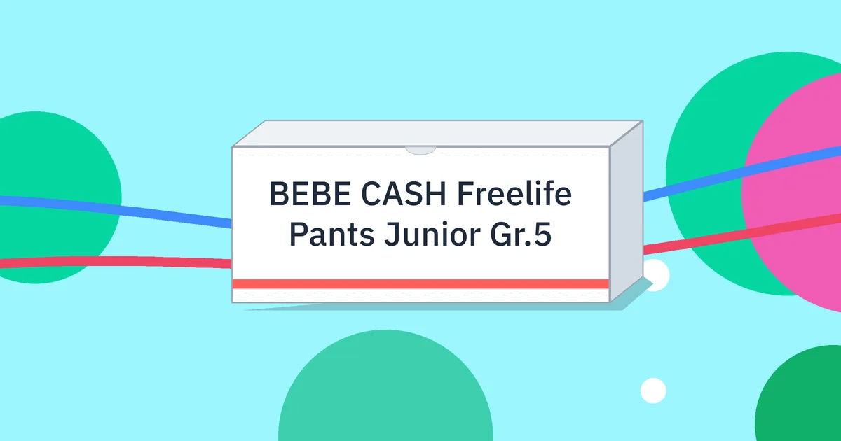 Symbolbild: Packung mit der Aufschrift BEBE CASH Freelife Pants Junior Gr.5 (PZN 18377001) – Verfügbarkeit und Bezug in Apotheken in Frankfurt am Main