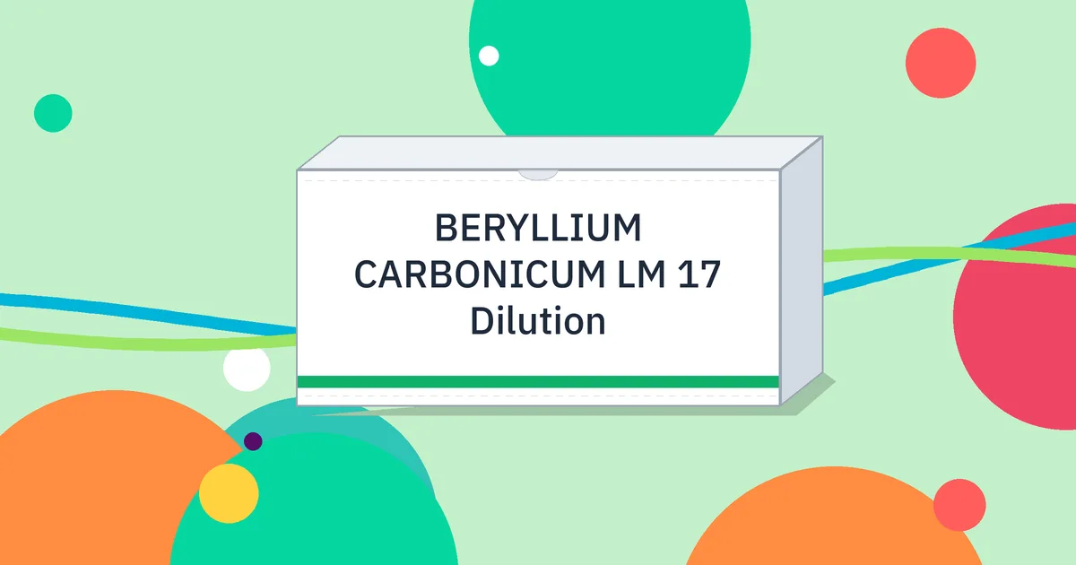 Symbolbild: Packung mit der Aufschrift BERYLLIUM CARBONICUM LM 17 Dilution (PZN 13384249) – Verfügbarkeit und Bezug in Apotheken in Frankfurt am Main