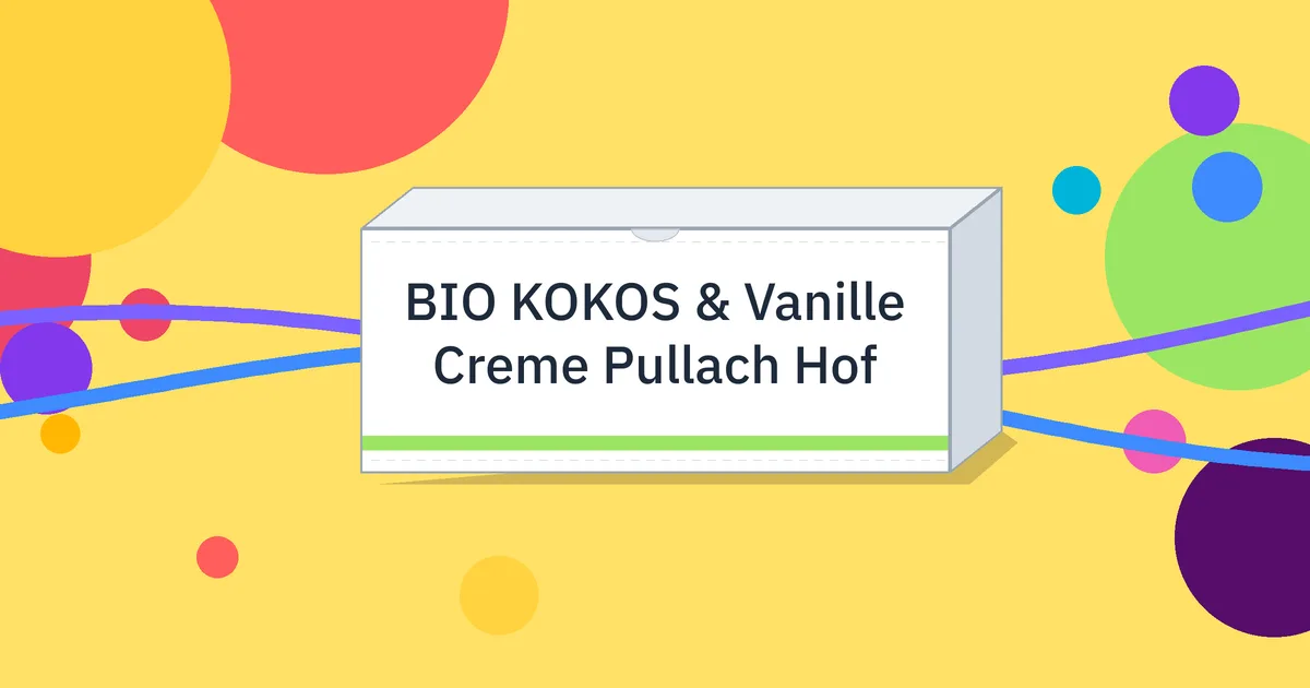 Symbolbild: Packung mit der Aufschrift BIO KOKOS & Vanille Creme Pullach Hof (PZN 19402706) – Verfügbarkeit und Bezug in Apotheken in Frankfurt am Main