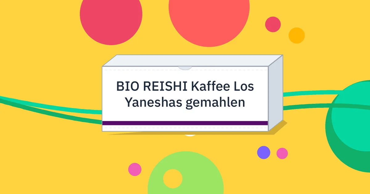 Symbolbild: Packung mit der Aufschrift BIO REISHI Kaffee Los Yaneshas gemahlen (PZN 14299729) – Verfügbarkeit und Bezug in Apotheken in Frankfurt am Main