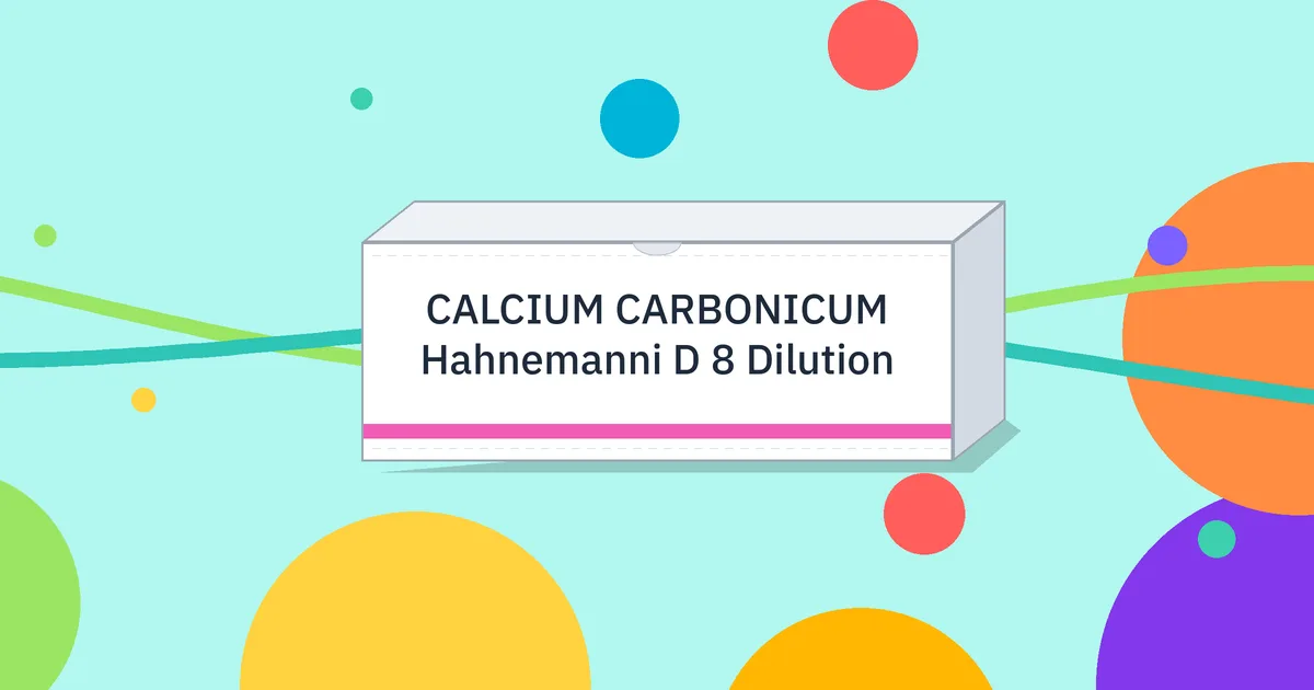 Symbolbild: Packung mit der Aufschrift CALCIUM CARBONICUM Hahnemanni D 8 Dilution (PZN 02401341) – Verfügbarkeit und Bezug in Apotheken in Frankfurt am Main