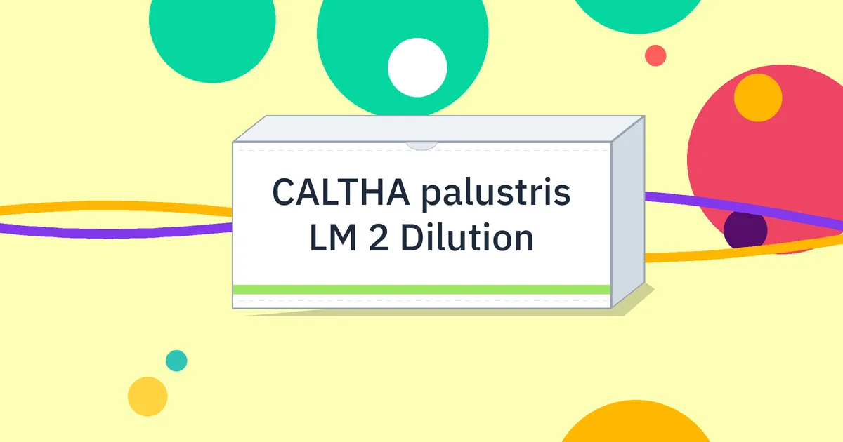 Symbolbild: Packung mit der Aufschrift CALTHA palustris LM 2 Dilution (PZN 13411472) – Verfügbarkeit und Bezug in Apotheken in Frankfurt am Main
