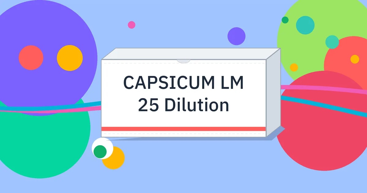 Symbolbild: Packung mit der Aufschrift CAPSICUM LM 25 Dilution (PZN 12808782) – Verfügbarkeit und Bezug in Apotheken in Frankfurt am Main