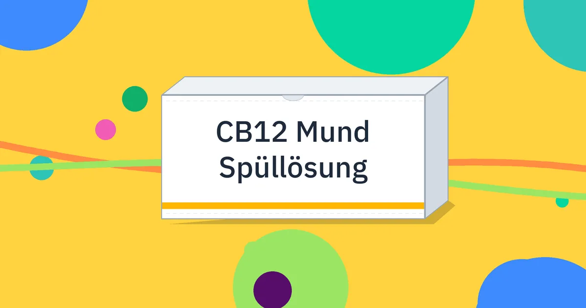 Symbolbild: Packung mit der Aufschrift CB12 Mund Spüllösung (PZN 12409585) – Verfügbarkeit und Bezug in Apotheken in Frankfurt am Main