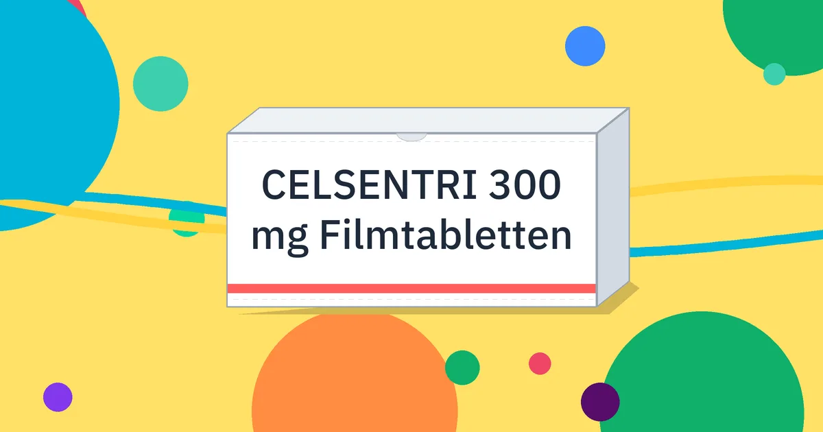 Symbolbild: Packung mit der Aufschrift CELSENTRI 300 mg Filmtabletten (PZN 01162555) – Verfügbarkeit und Bezug in Apotheken in Frankfurt am Main