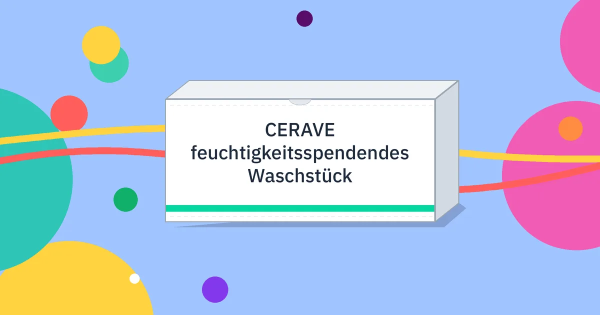 Symbolbild: Packung mit der Aufschrift CERAVE feuchtigkeitsspendendes Waschstück (PZN 14017464) – Verfügbarkeit und Bezug in Apotheken in Frankfurt am Main