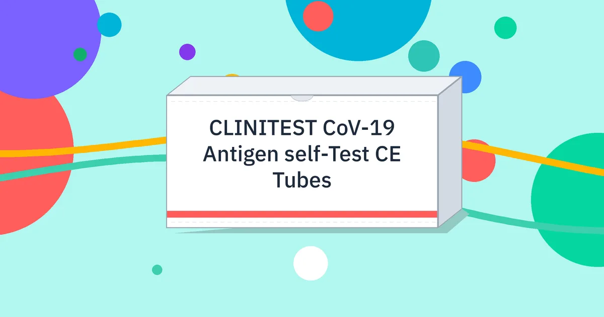 Symbolbild: Packung mit der Aufschrift CLINITEST CoV-19 Antigen self-Test CE Tubes (PZN 17623449) – Verfügbarkeit und Bezug in Apotheken in Frankfurt am Main