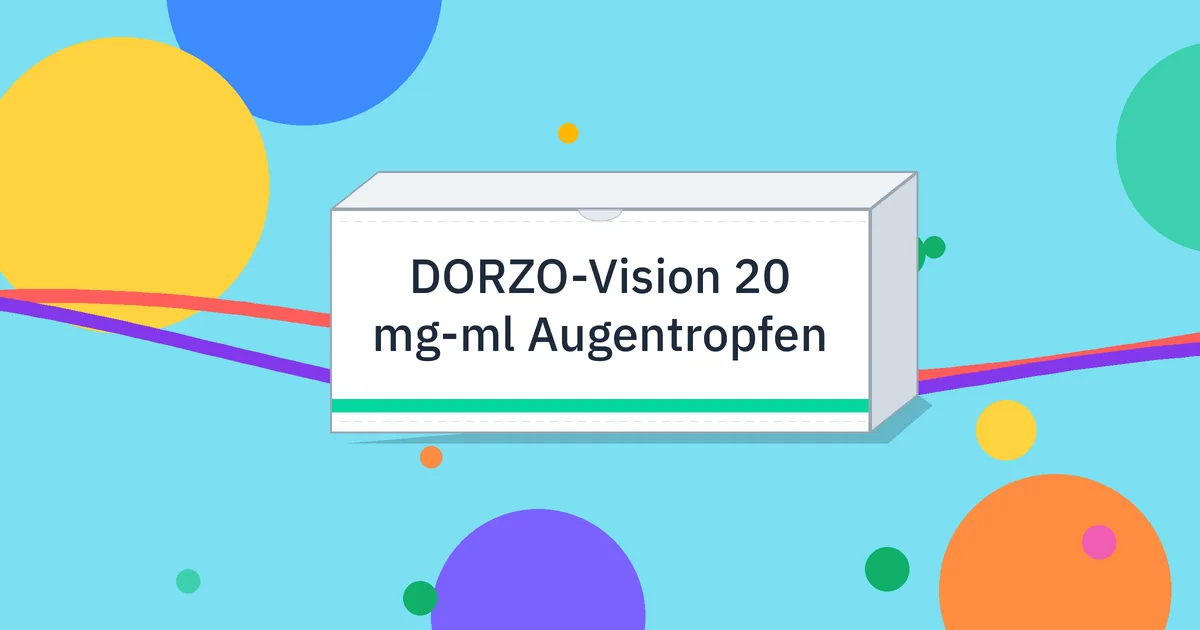 Symbolbild: Packung mit der Aufschrift DORZO-Vision 20 mg-ml Augentropfen (PZN 05730447) – Verfügbarkeit und Bezug in Apotheken in Frankfurt am Main