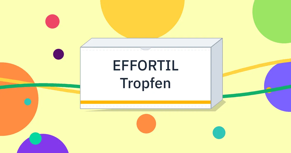 Symbolbild: Packung mit der Aufschrift EFFORTIL Tropfen (PZN 04955931) – Verfügbarkeit und Bezug in Apotheken in Frankfurt am Main